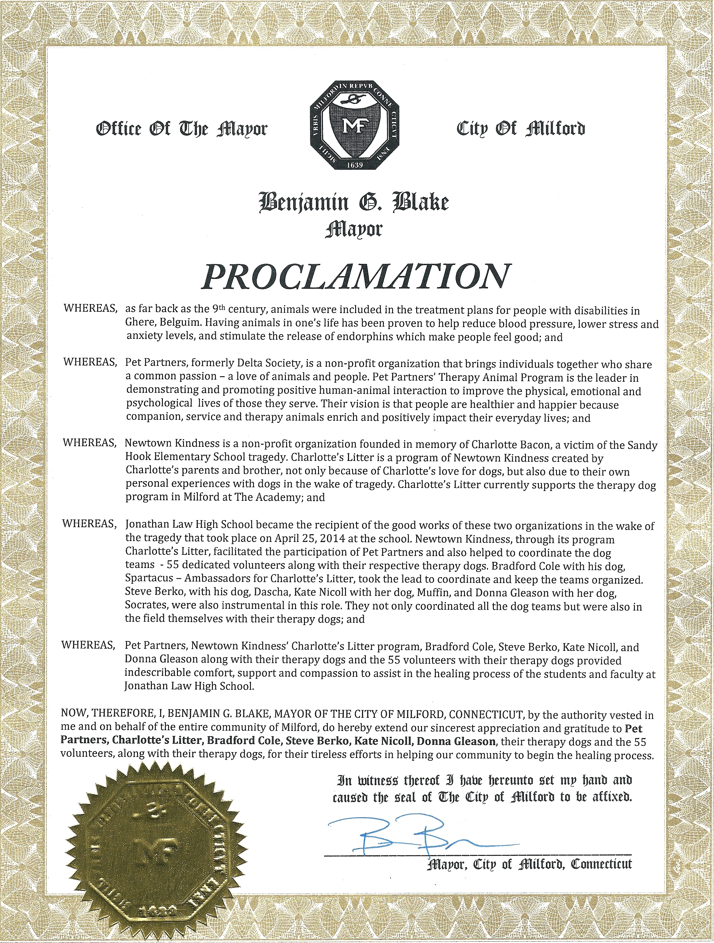 K9FR teams honored by City of Milford & State of CT | Psychological ...